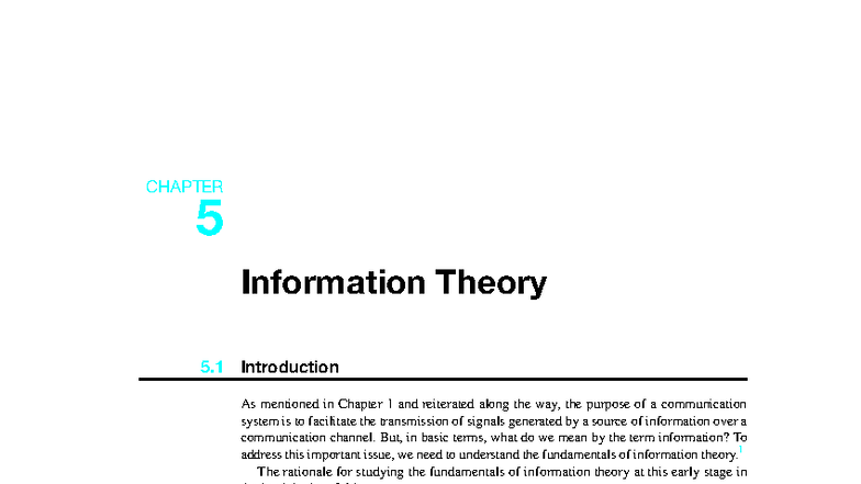 DC Module 3: Class Notes on Information Theory and Entropy - Studocu