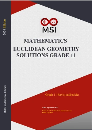 Euclidean Geometry Grade 11 Questions - MATHEMATICS EUCLIDEAN GEOMETRY ...