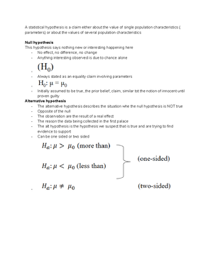 A1- Formula Sheet and Tables - STAT* 2090 - Assignment (1) - W 25 ...