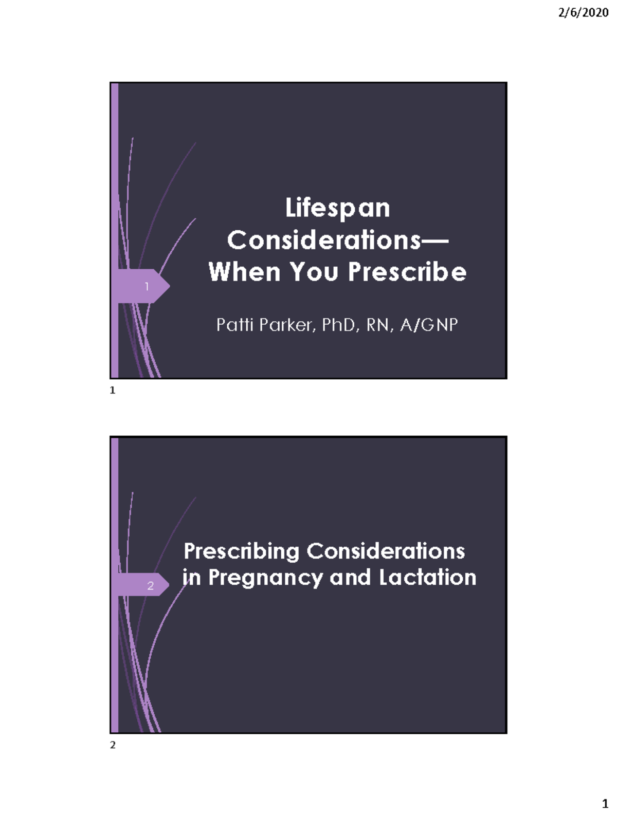 Lifespan.Considerations.for Update.II - Lifespan Considerations— When ...