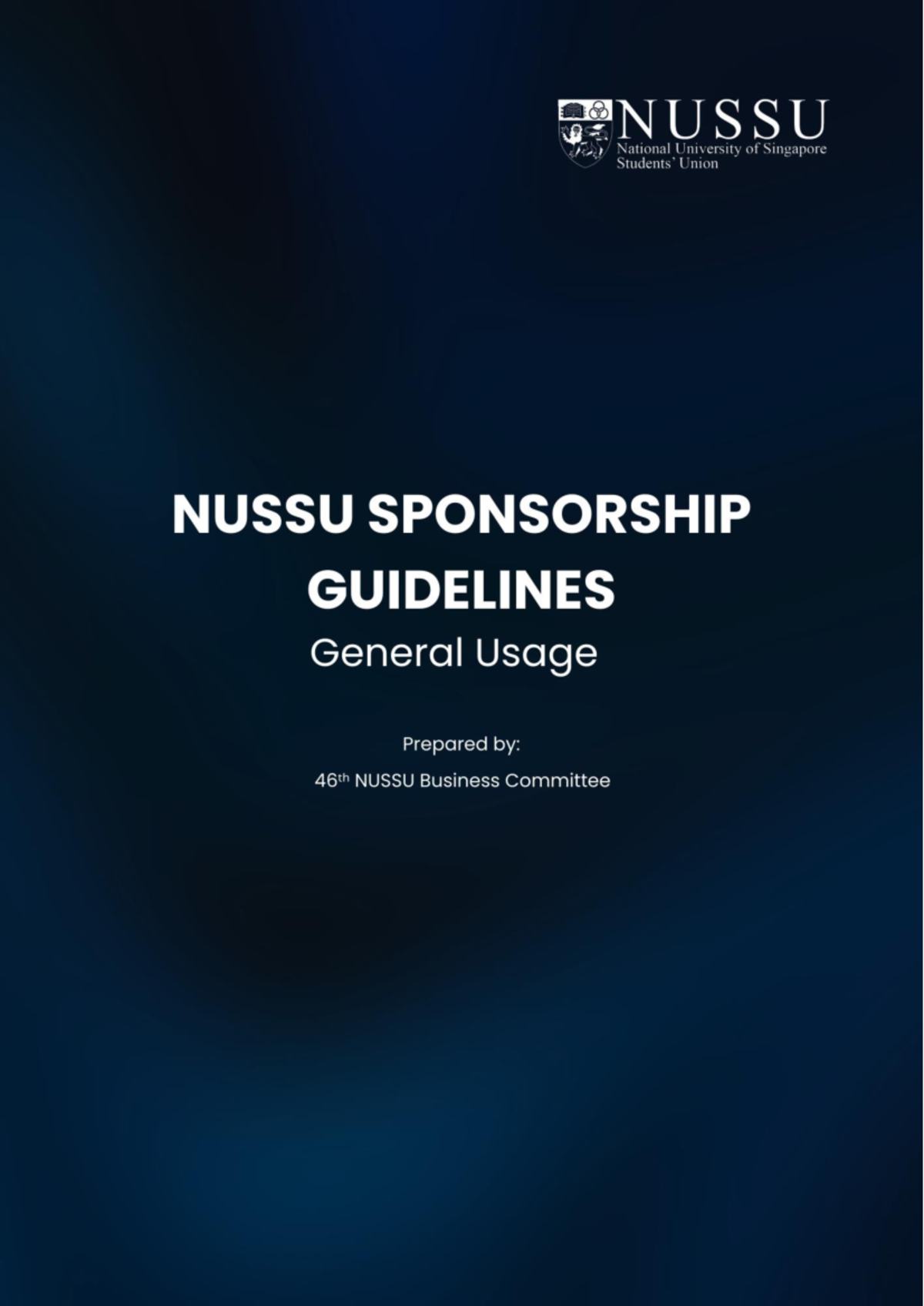 NUSSU Sponsorship Guidelines v1.0: Comprehensive Policy Framework - Studocu
