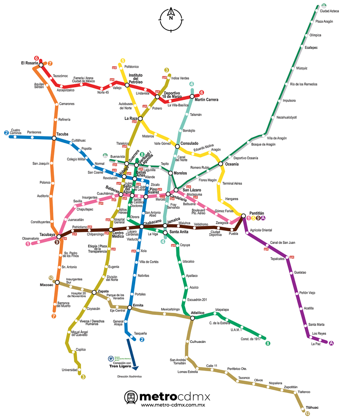Mapa del Metro CDMX: Guía Completa para Estudiantes - Studocu