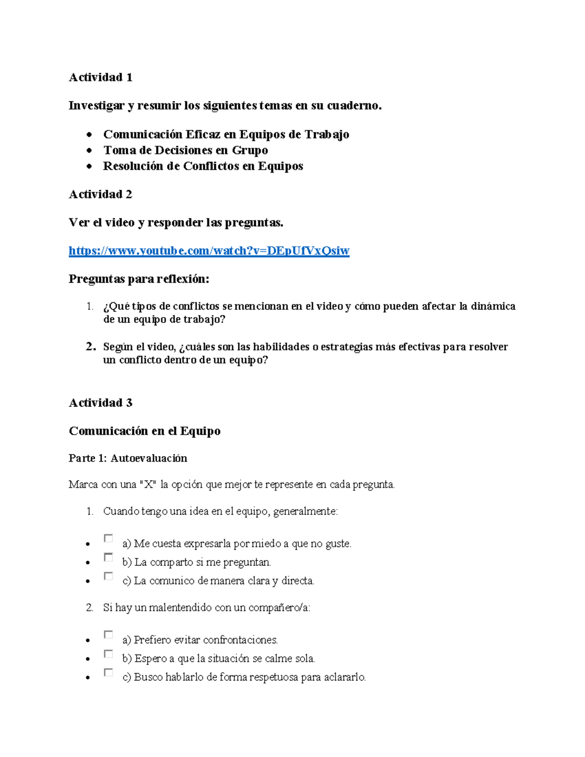 Estrategias de Aprendizaje: Comunicación y Resolución de Conflictos ...
