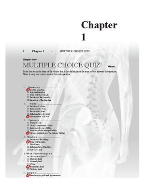 Ch 4 activities - Medical Terminology - Chapter 4 54 Chapter 4 MULTIPLE ...