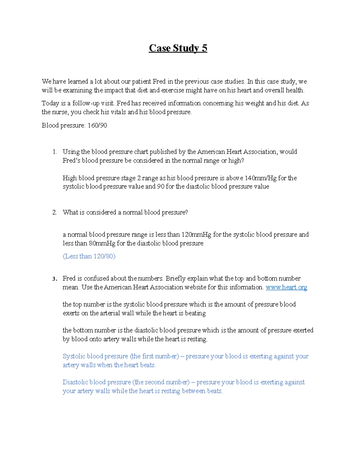 Case Study 5 - In this case study, we will be examining the impact that ...