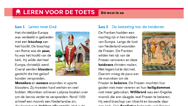 Brandaan Leren voor de Toets - Thema 3: Christelijk Europa - Studeersnel
