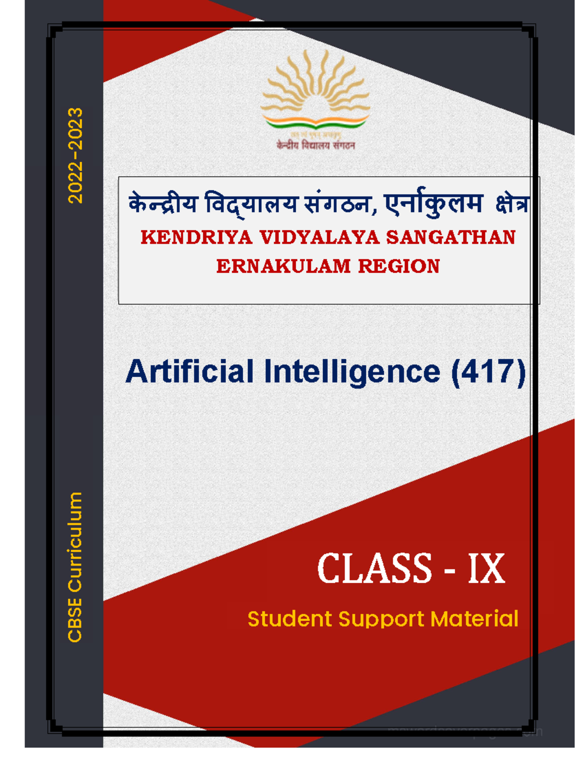 AI Study Material for Class IX (Subject Code 417) - 2022-2023 - Studocu