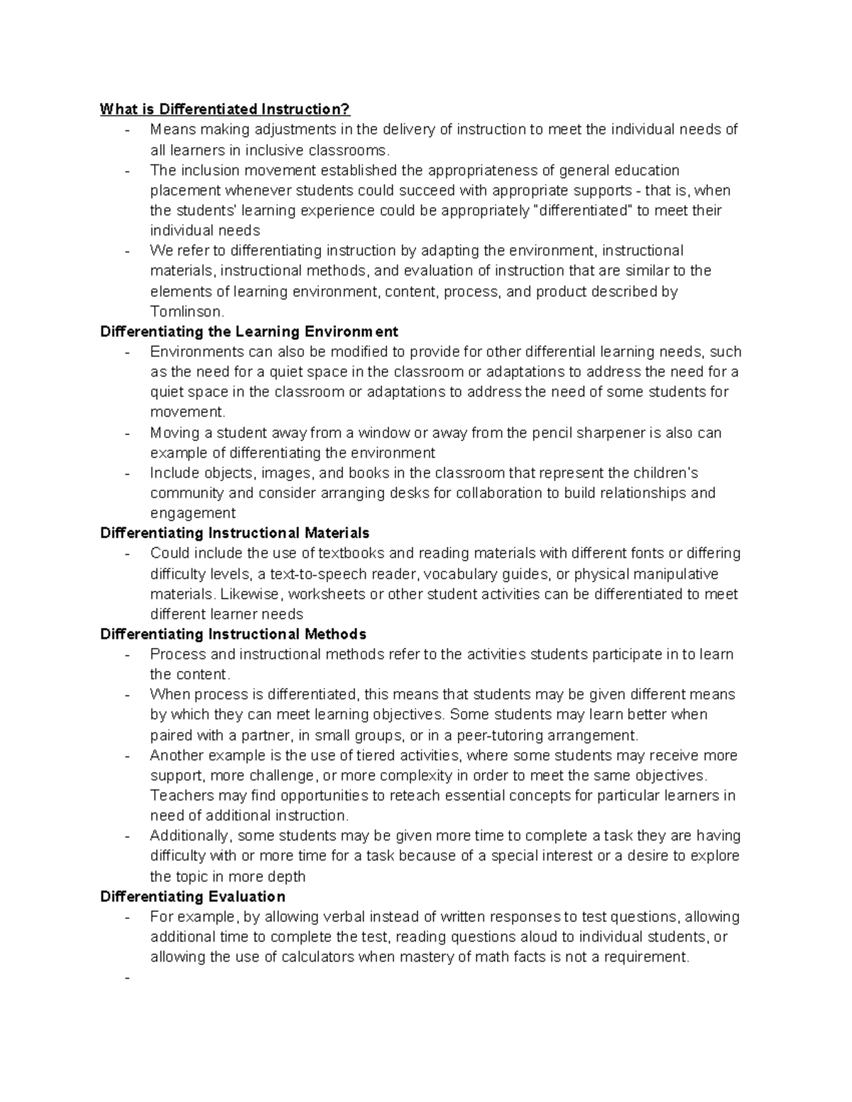 Effective Differentiated Instruction (EDU 101): Implementing the PASS ...