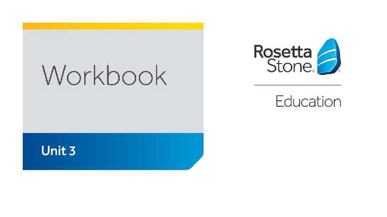 Unit 3, Lesson 1-3 Complete Workbook Activities UGM - Studocu