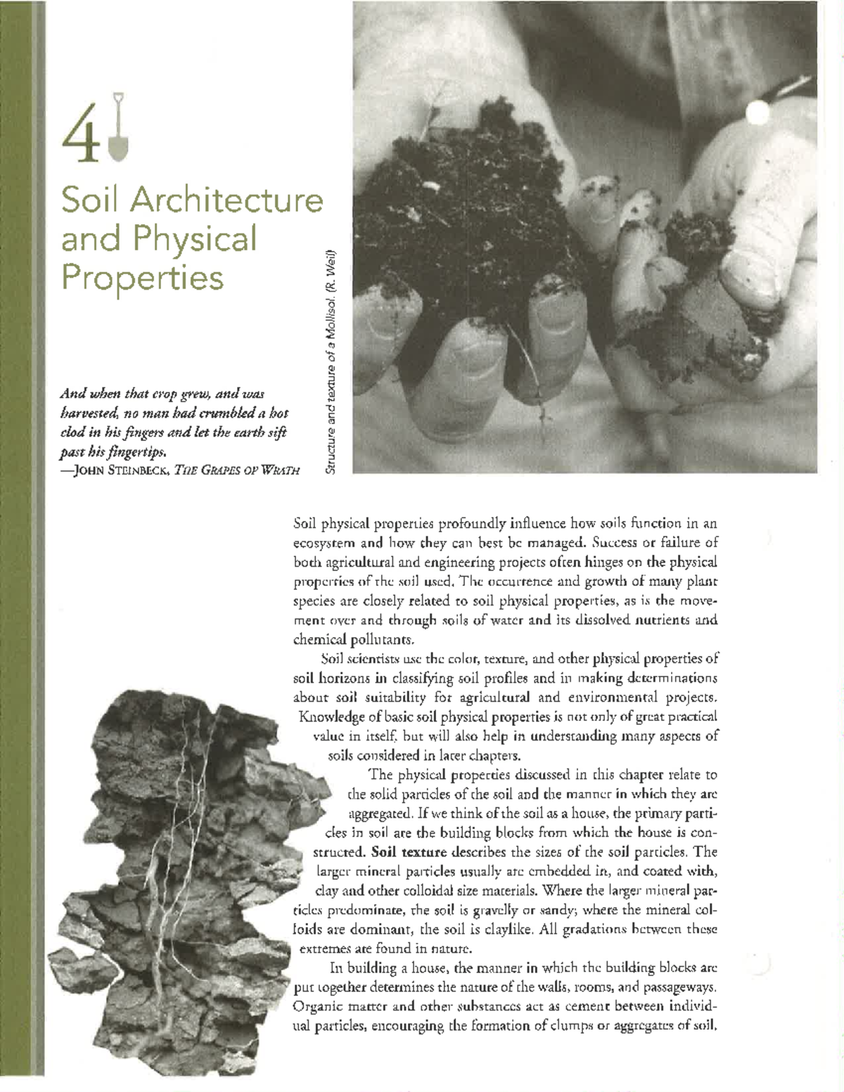 Soil Architecture and Physical Properties: A Study Guide for Course XYZ - Studocu