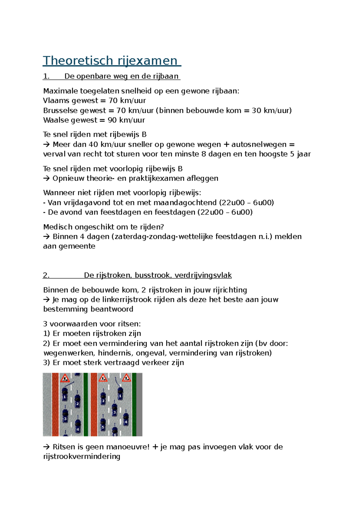 Theoretisch Rijexamen: Essentiële Informatie en Regels voor ...