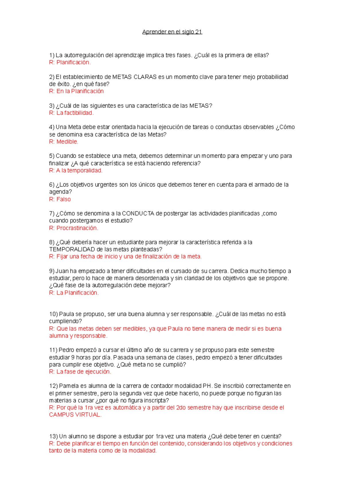 APRENDER EN EL SIGLO 21: ACTIVIDAD DE PROCESO 4 - Clarita Garcia - Studocu