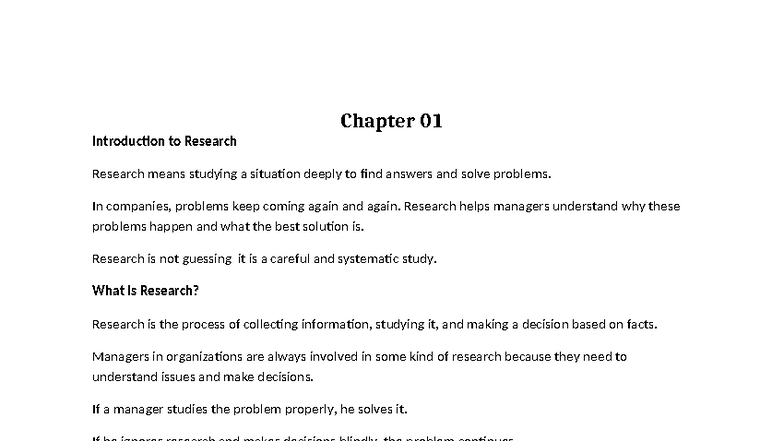 Research Methods in Social Science: Chapter 01 - Understanding Research - Studocu
