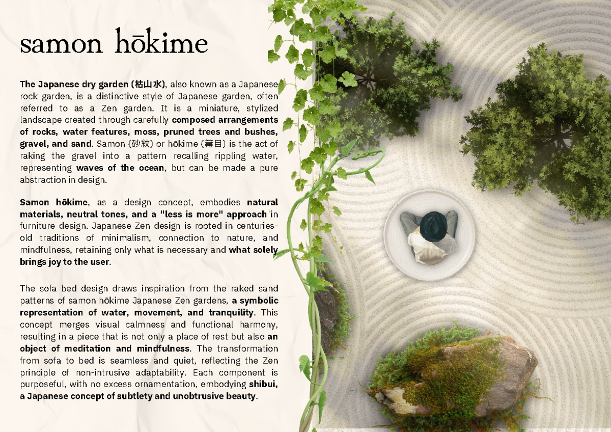 Sagana CO2 Plate: Sofa Bed Inspired by Samon Hōkime Design - Studocu