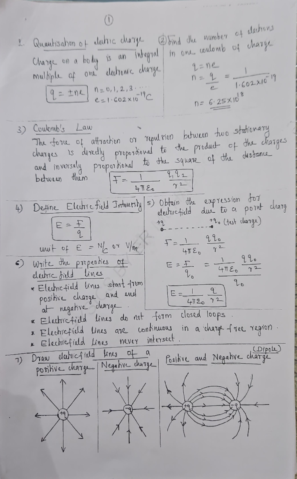 Most imppp - Notes, physics, formula , class 12 - I I Quantisation of ...