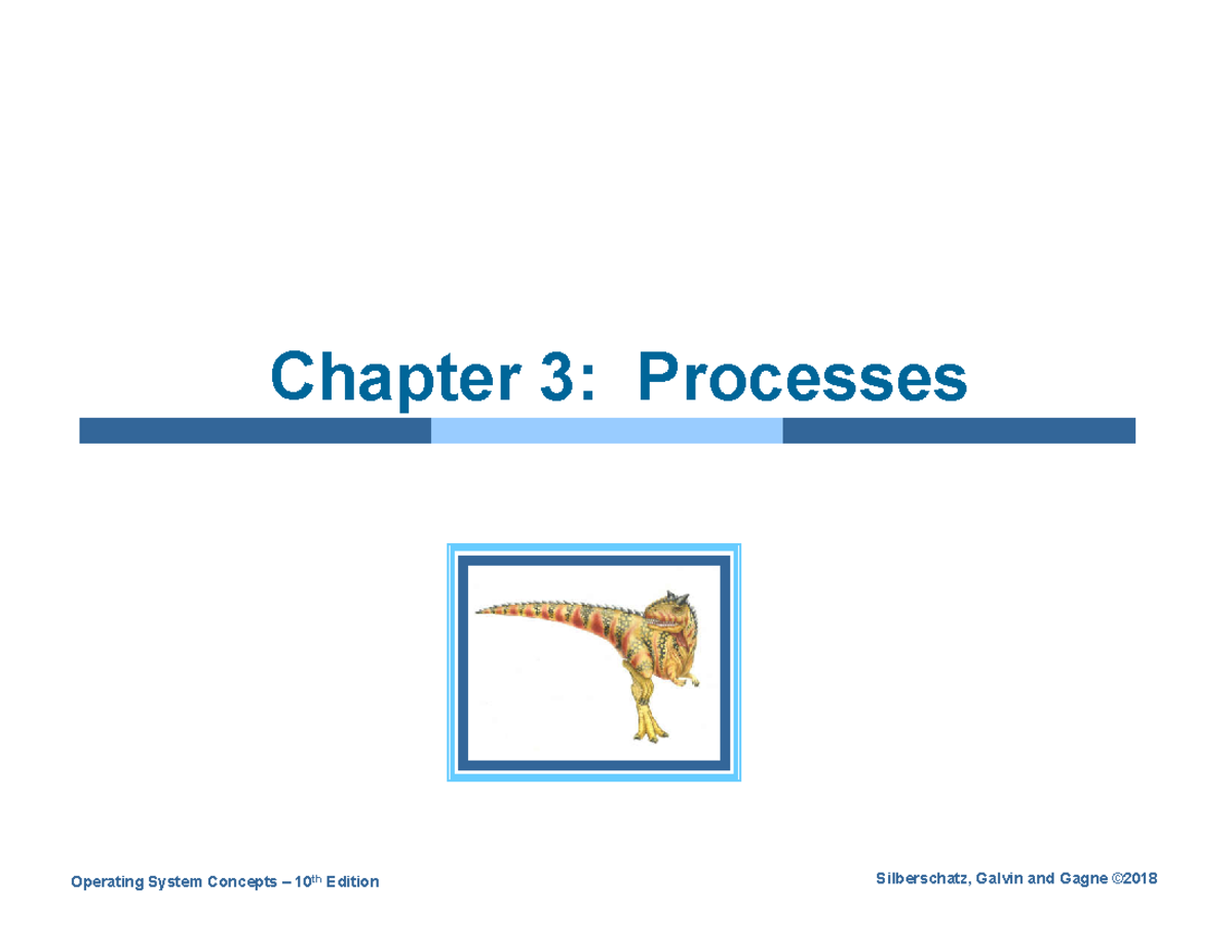 Ch3 - Processes in Operating Systems: Summary Notes - Studocu