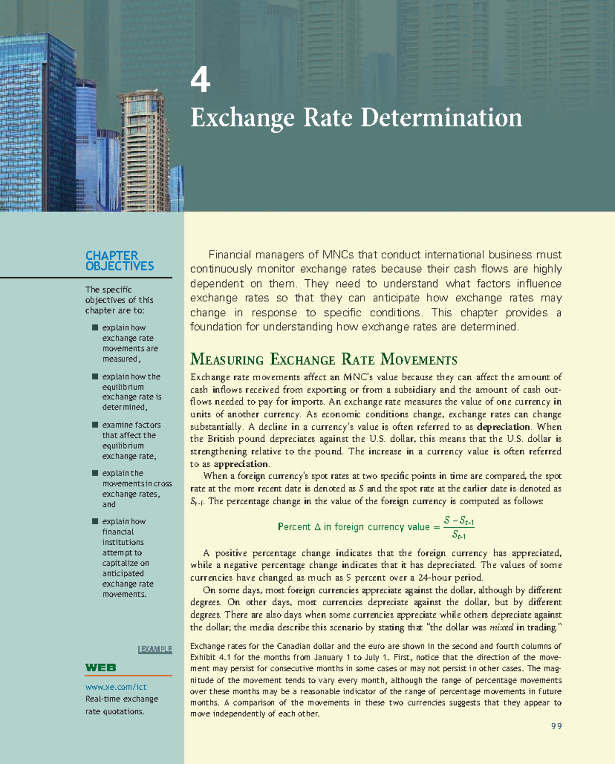 Chapter 4: Exchange Rate Determination in International Finance - Studocu