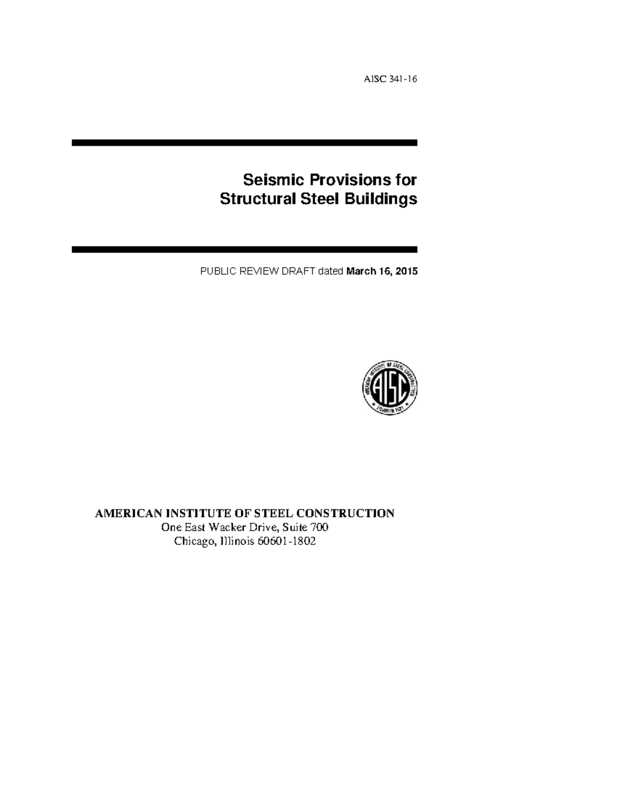 AISC 341-16 Requerimientos sismicos - AISC 341- Seismic Provisions for ...