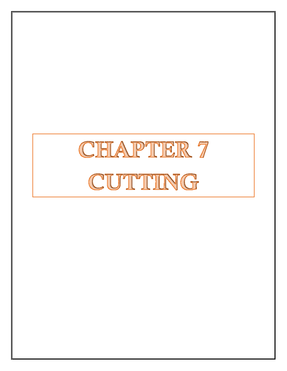 8.Cutting section (Final) - 7 Introduction Cutting department is one of ...