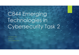 C844 - Emerging Technologies in Cyber Security - Studocu
