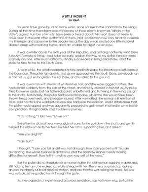 Class Prophecy Speech - CLASS PROPHECY SPEECH To my fellow classmates ...