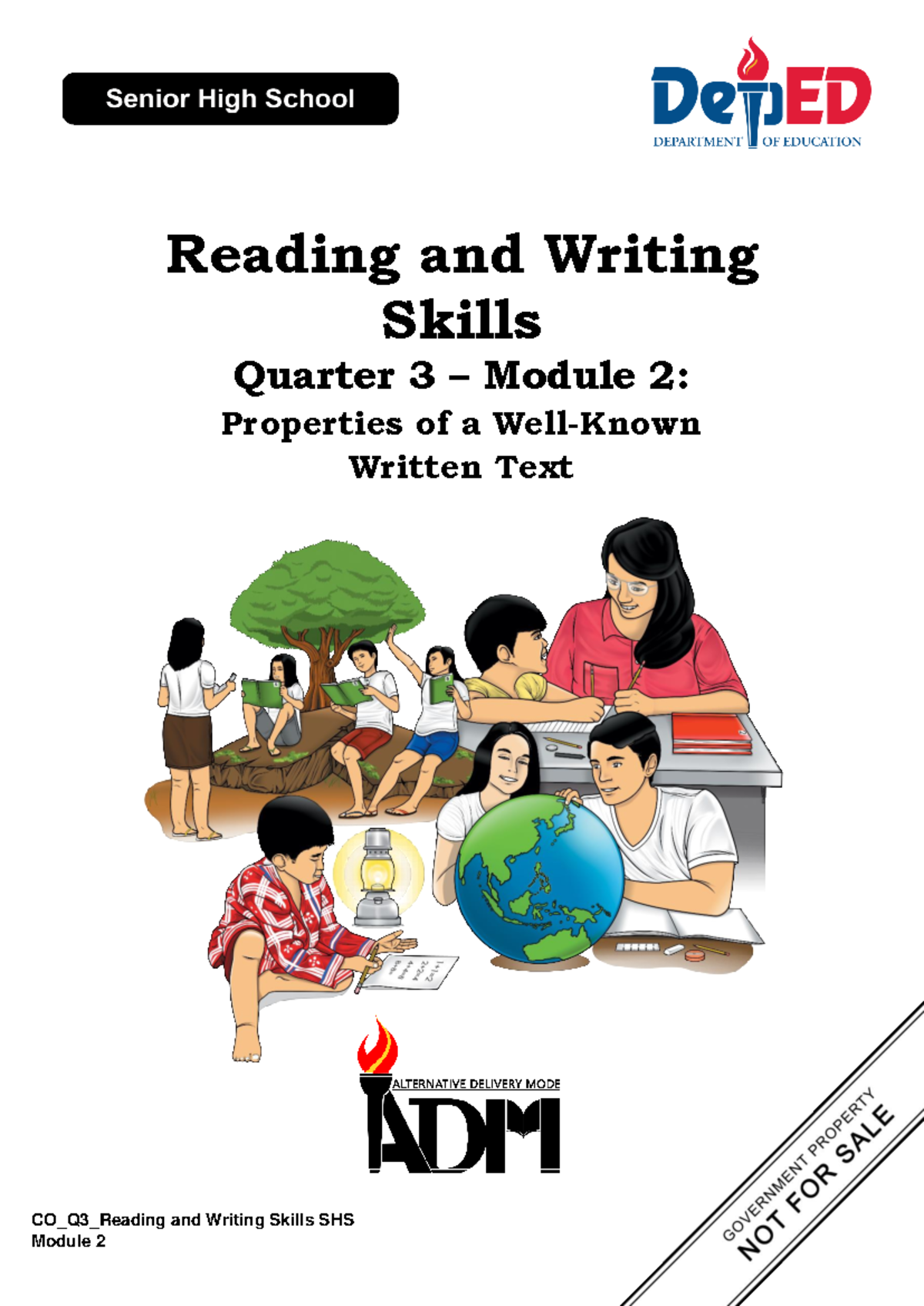 RWS SHS Q3: Module 2 - Properties of Well-Written Texts - Studocu