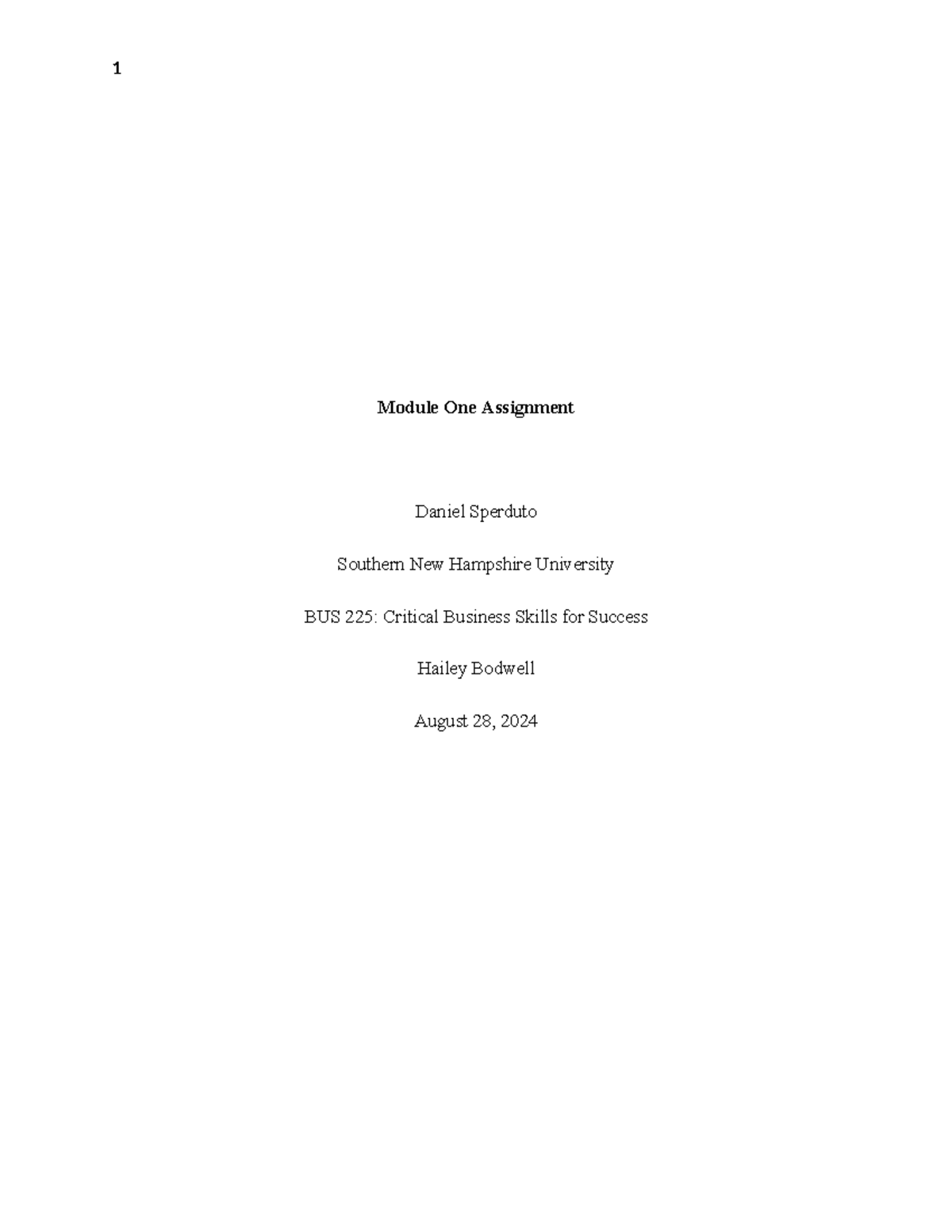 BUS 225 Module One Assignment: Critical Thinking in Disney's Success ...