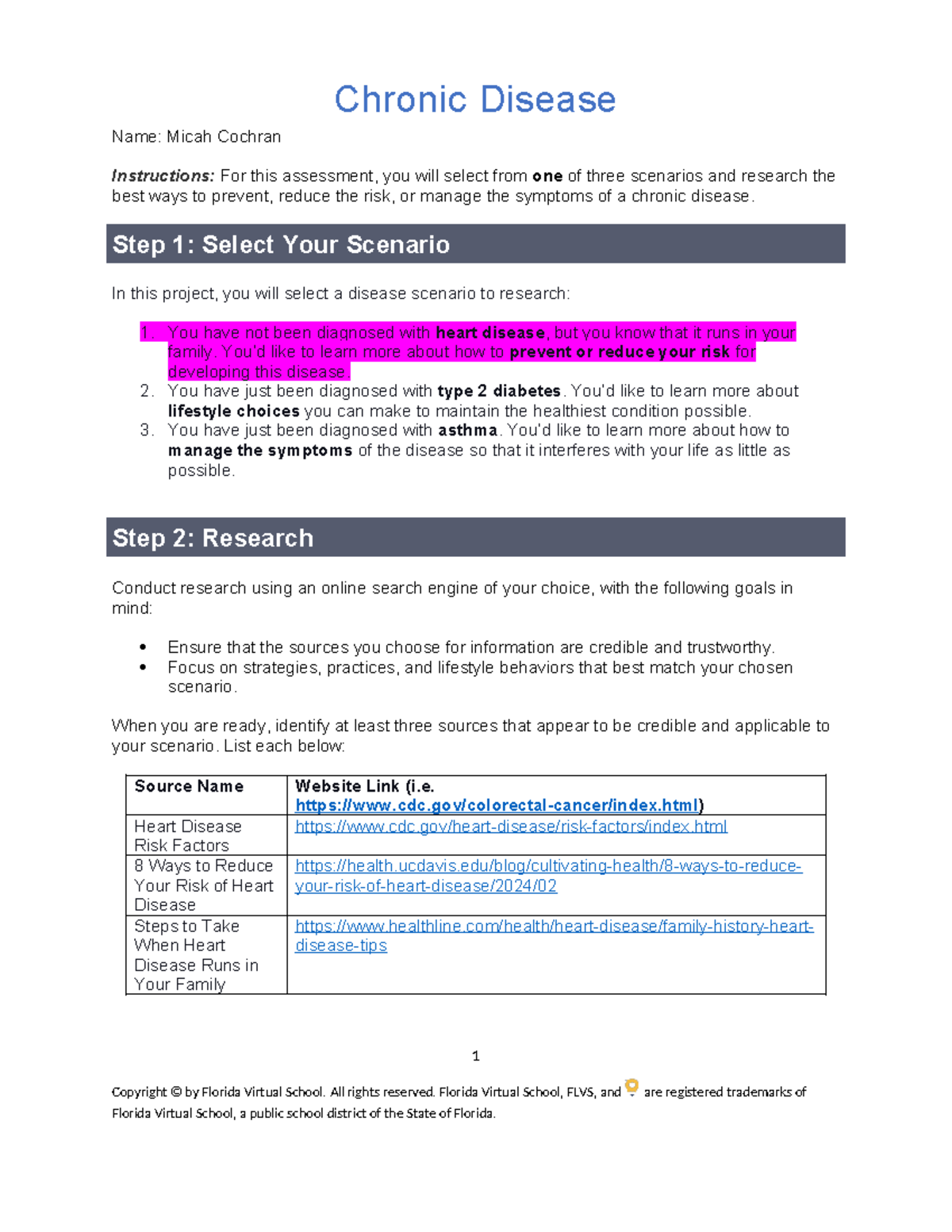 3.04 Chronic Disease Management Strategies: Heart, Diabetes, Asthma ...