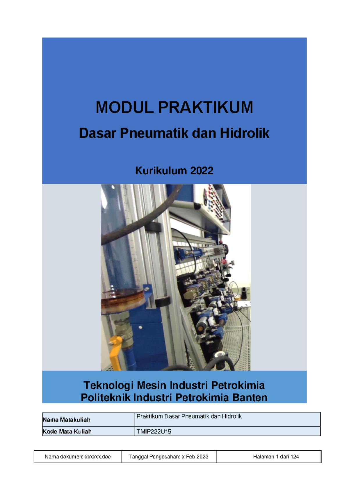 Modul Praktikum Dasar Pneumatik dan Hidrolik - Teknologi Mesin 2022 ...