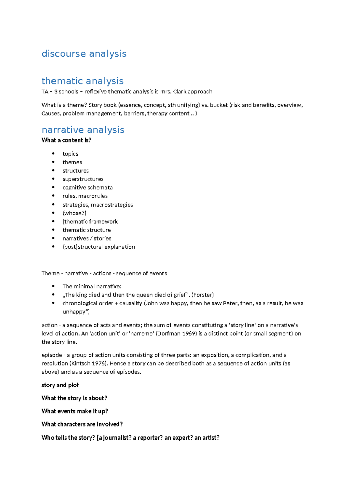 TA 3: Reflexive Thematic Analysis in Discourse and Narrative Studies ...