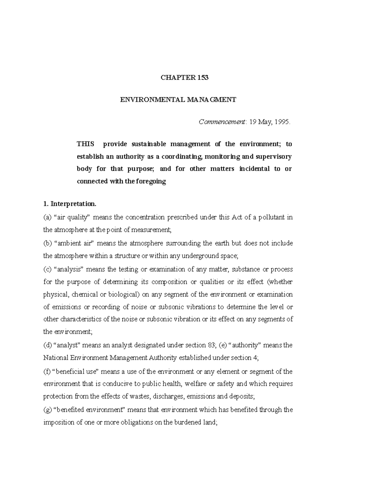 Environmental Management Notes (Chapter 153) - A Guide to Practices ...