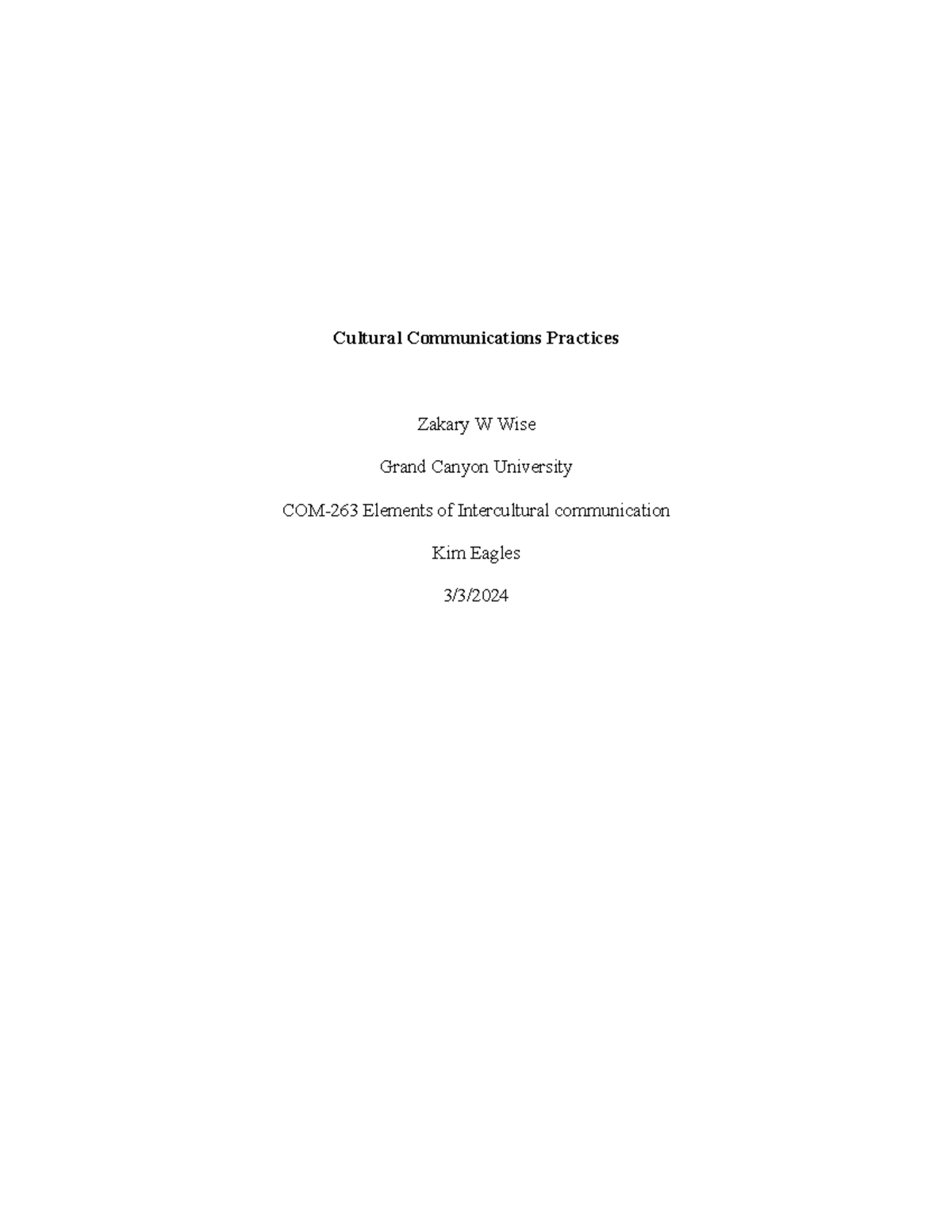 COM-263 Essay: Exploring Dutch Communication Practices and Culture ...