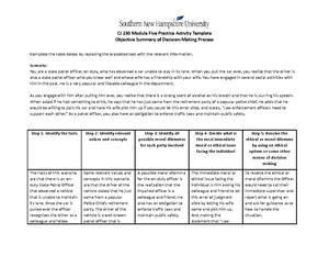 Final Project - CJ 207 Project Three Template Complete this template by ...