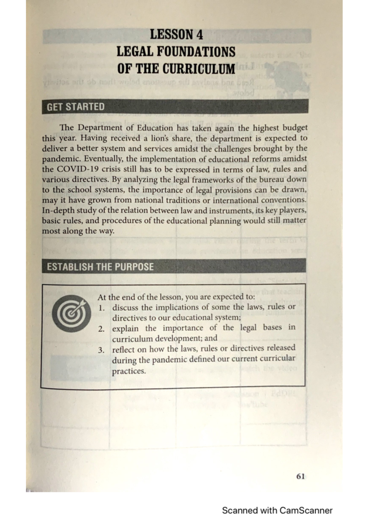 EDUC205 UNIT2 PP61 69 - .................................... - LESSON 4 ...
