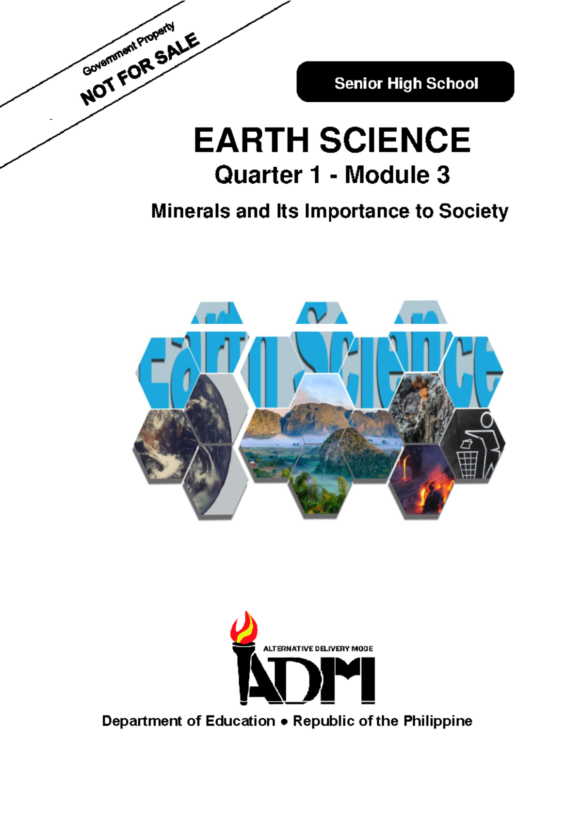 Earth Science Q1 Mod3 - ROCK AND MINERALS - NOT EARTH SCIENCE Quarter 1 ...