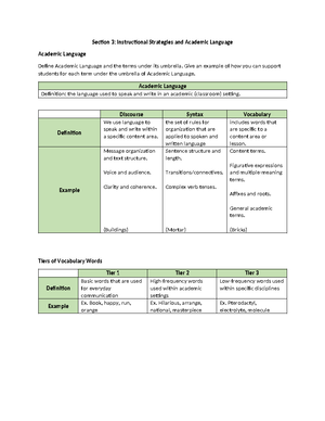 Mod.8 notes - Module 8: Selecting Instructional Strategies for Students ...