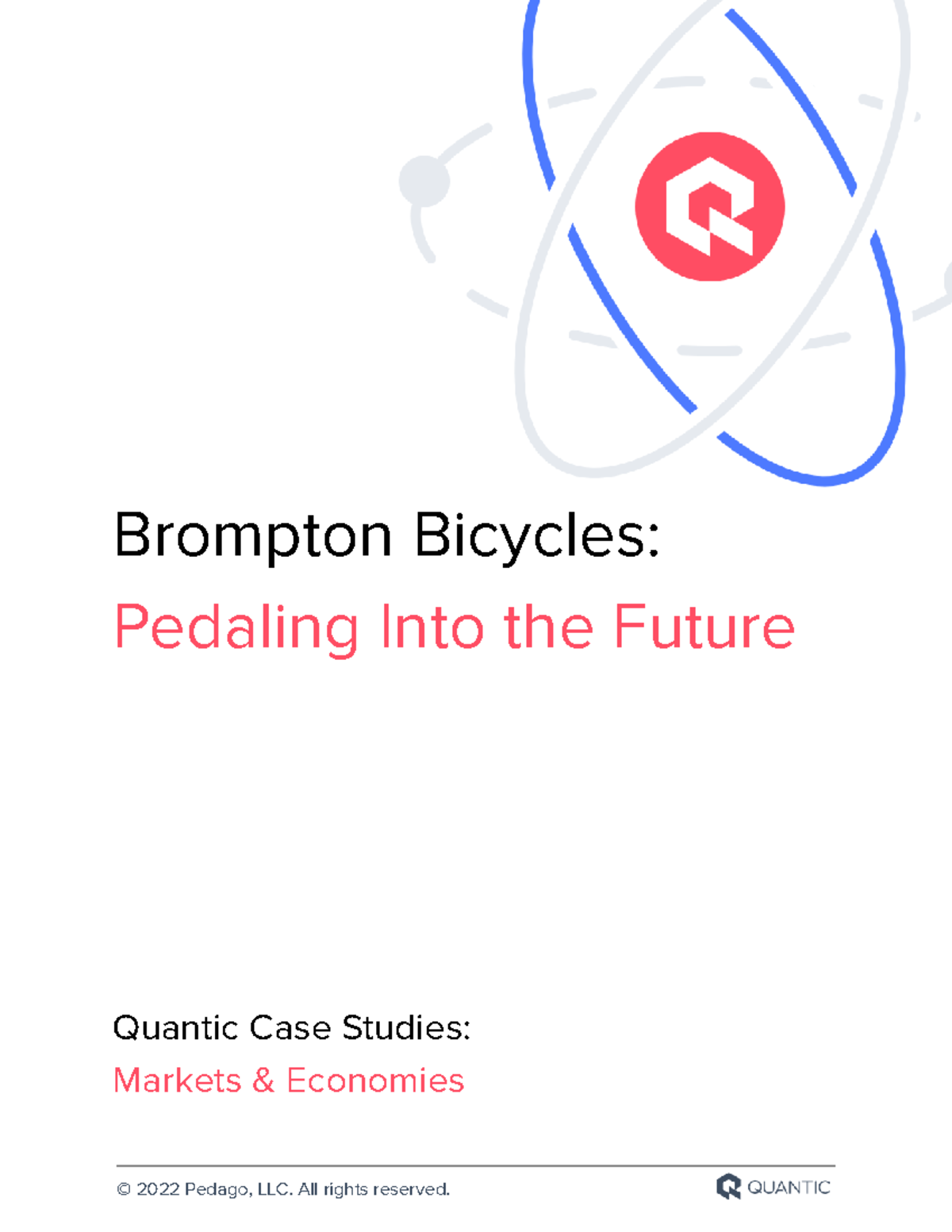 Brompton Bicycles Case Study: Innovations & Market Strategies - Studocu