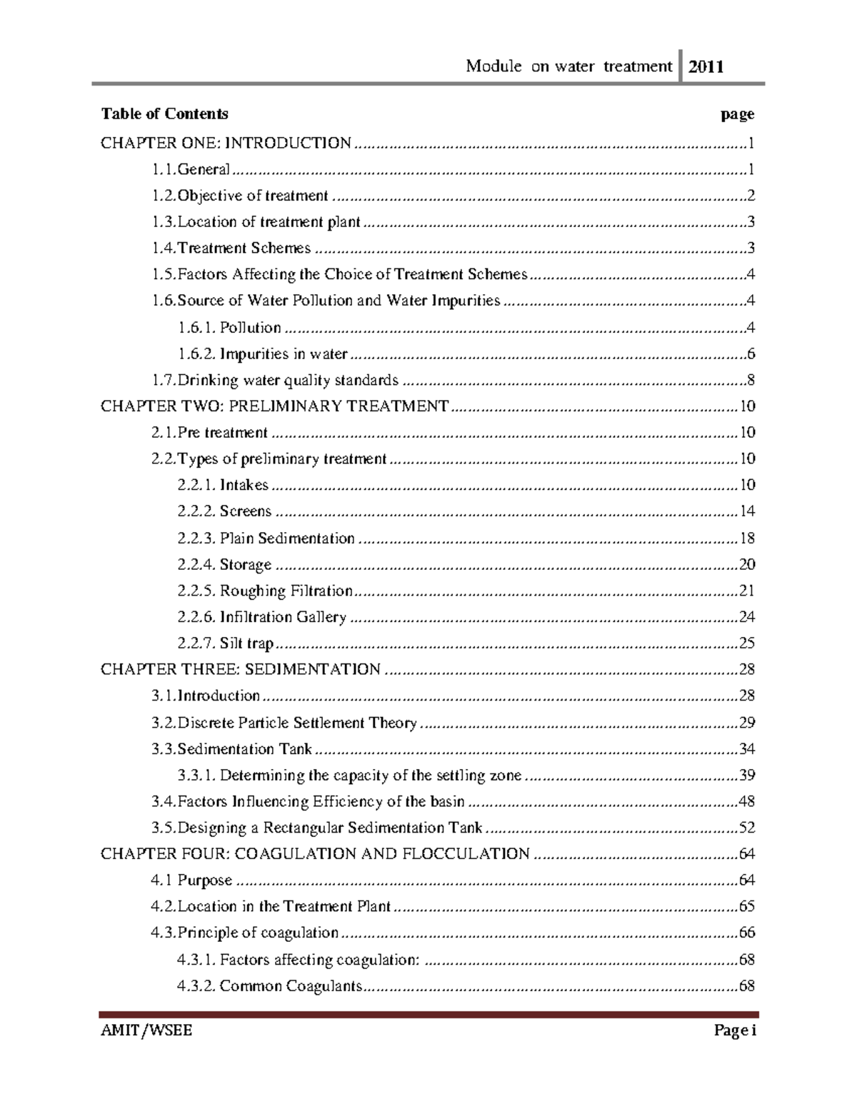 Final Module WSEE 101: Comprehensive Guide to Water Treatment - Studocu
