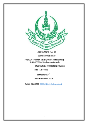 [Solved] Discuss intellectual development from birth to adolescence - Human development and ...