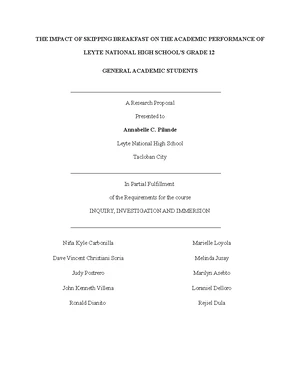 Research 1: Research paper Chapter 1 - THE INTRODUCTION & OTHER MAJOR ...