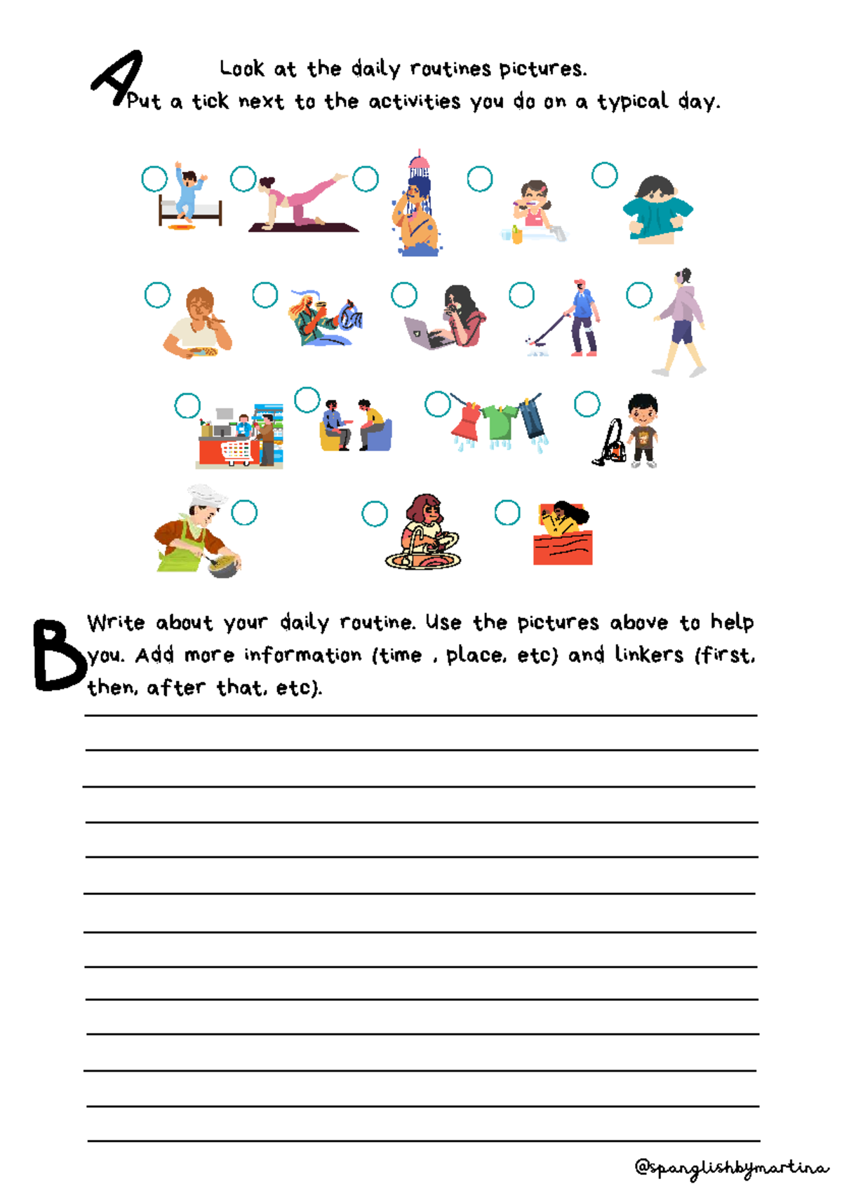 Daily Routine Activities - Daily Routine II - Studocu