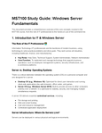 MST100 - introduction to microsoft - Studocu