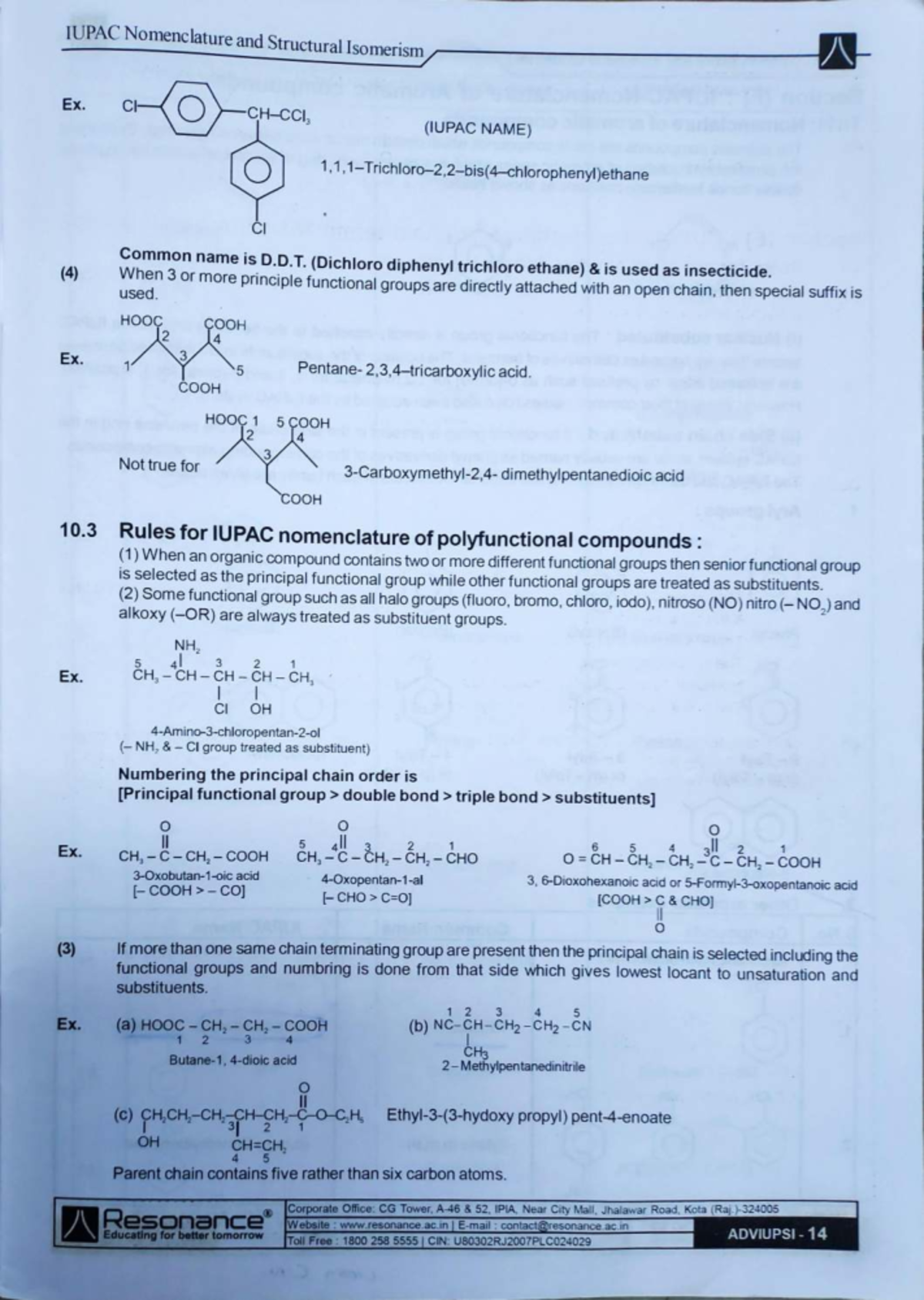 IUPAC Nomenclature and Structural Isomerism - Common Names CI (Final ...