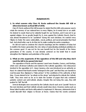 RIZAL031 LIFE AND Works OF Rizal Notes Part 4 - Pobres Frailes Poor ...