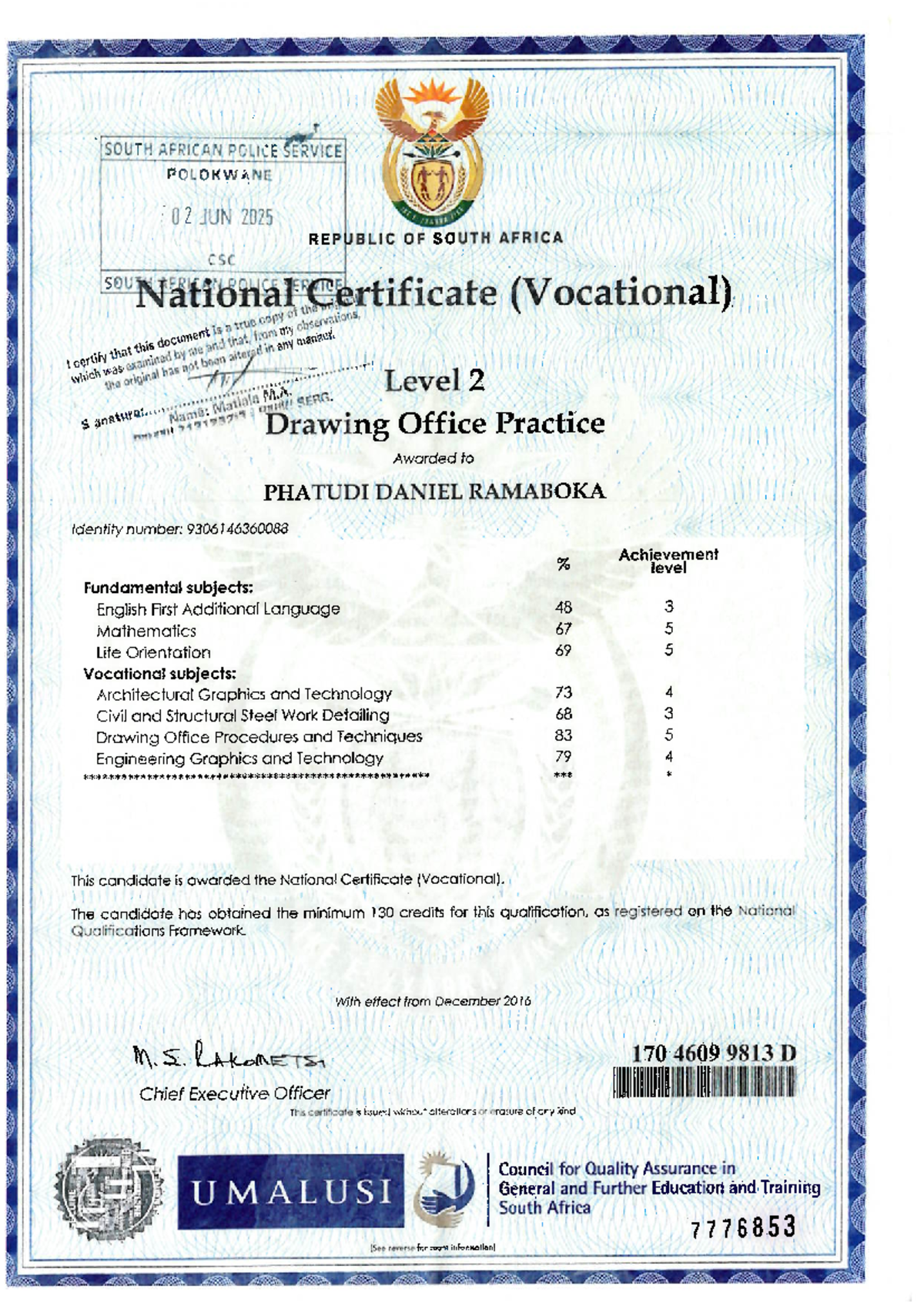 NCV Level 4 Drawing Office Practice Notes - Studocu