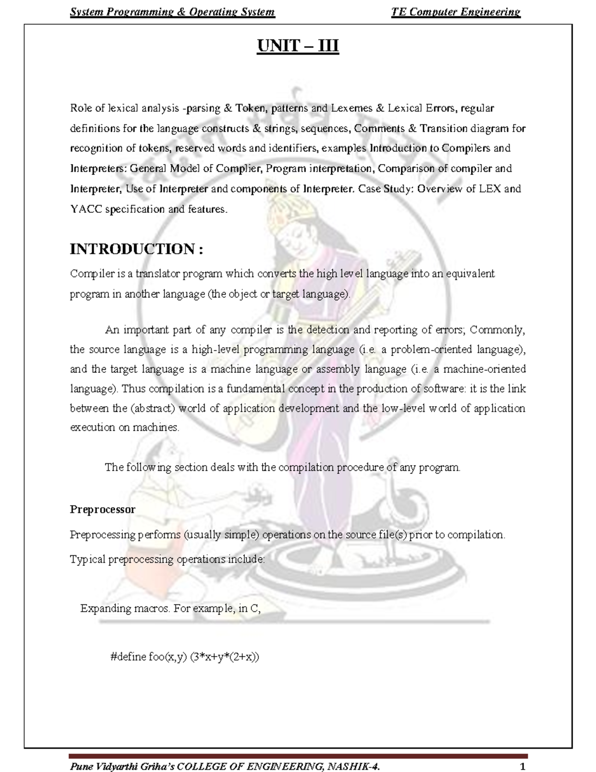 System programming operating system TE Computer Engineering unit 3 ...