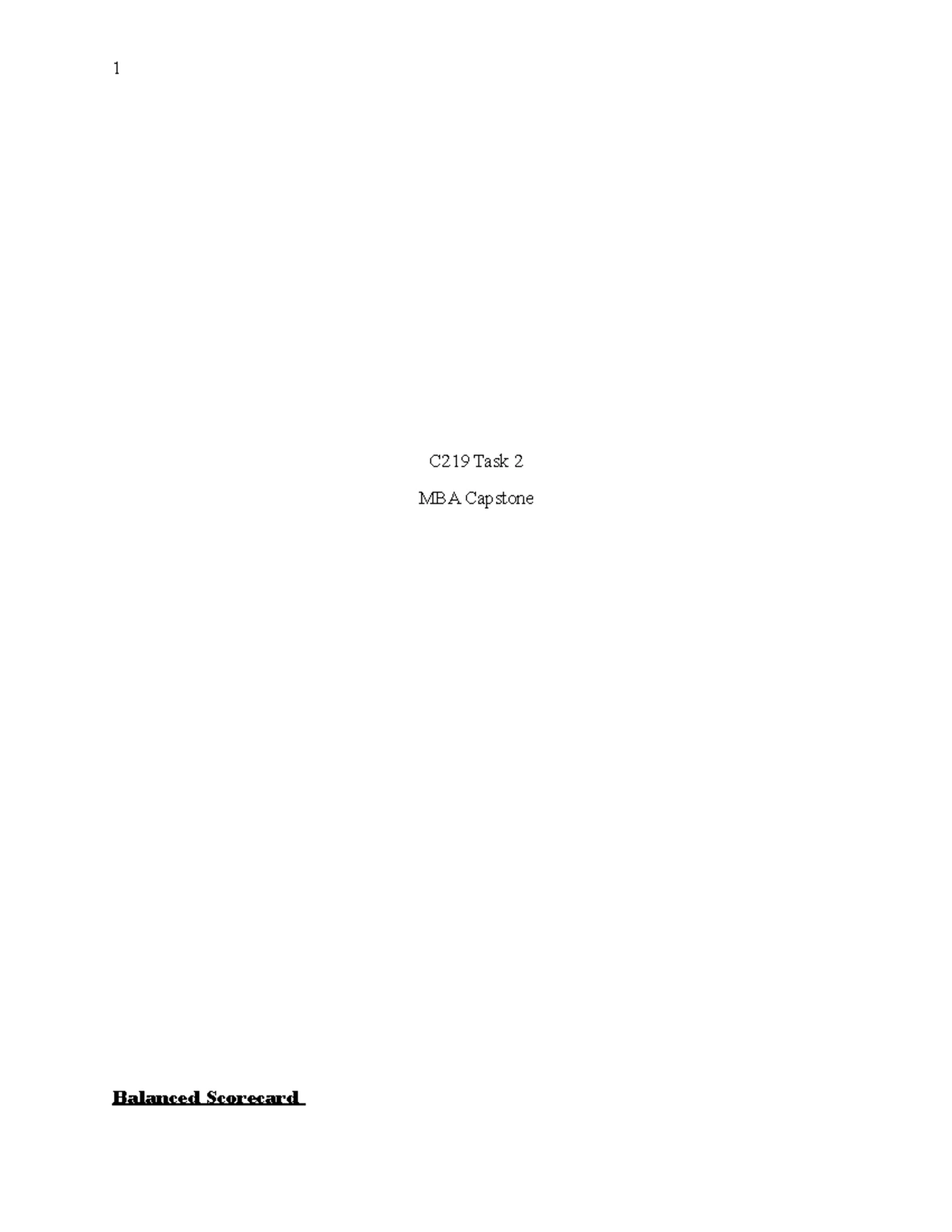 C219: Task 2 - Stockholder Report and Business Analysis - Studocu