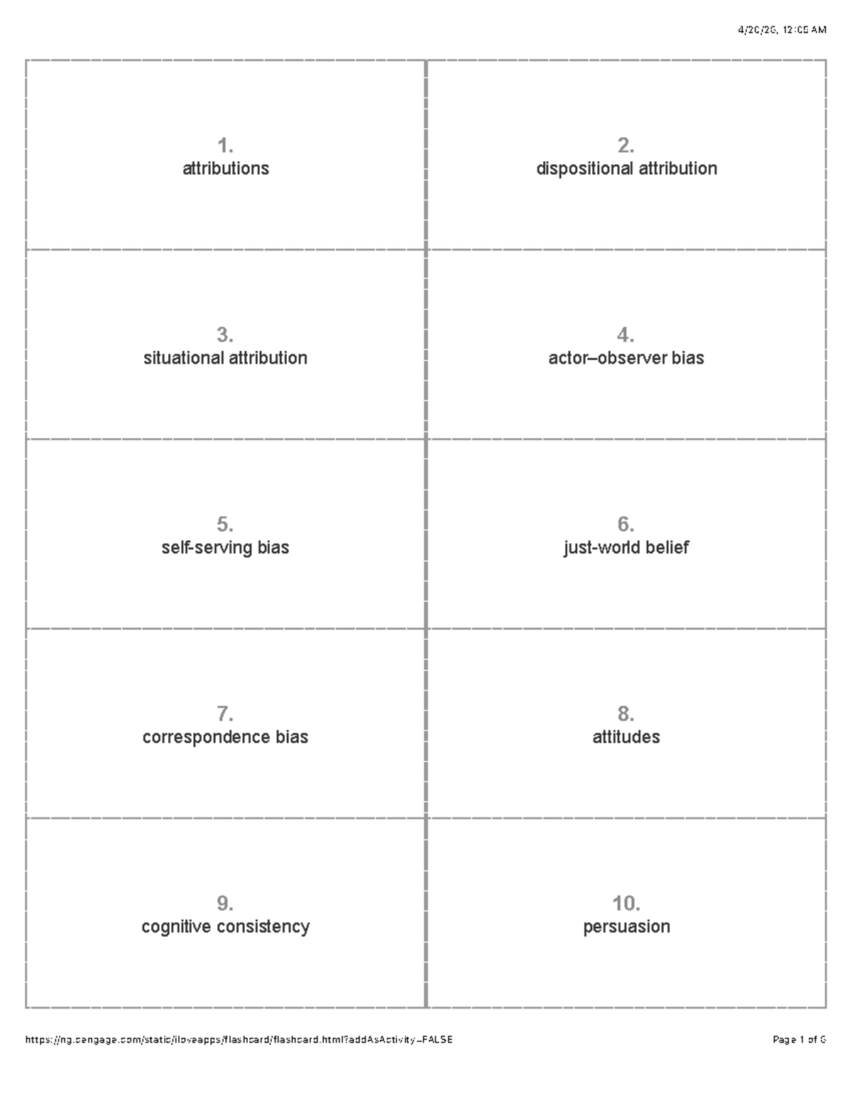 PSY 101: Attributions and Biases in Social Psychology Notes - Studocu