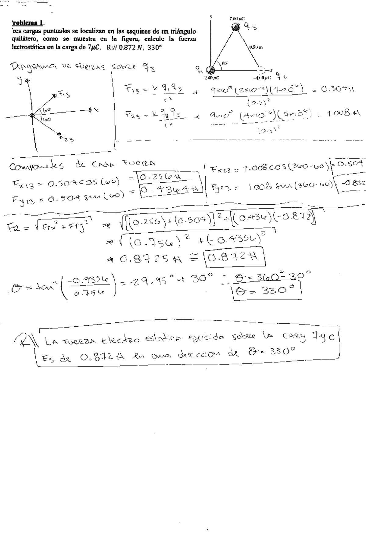 HOJA DE Trabajo 1 Fisica 2 2022 - Física 2 - Studocu