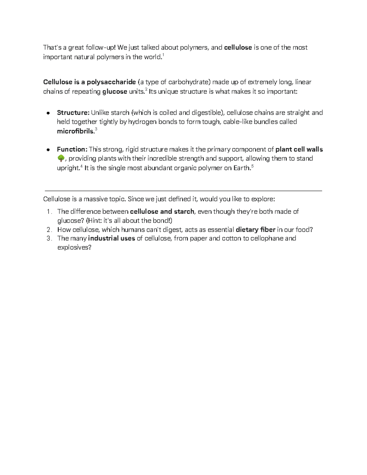 What is Cellulose? - Self-Practice Notes on Polymers - Studocu